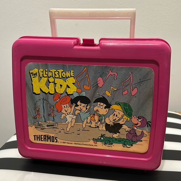 Thermos | Dining | Vintage Flintstone Lunch Box | Poshmark
